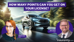 How many points can you get on your license?